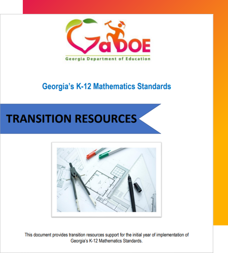 Understand Georgia’s New Mathematics Content Standards